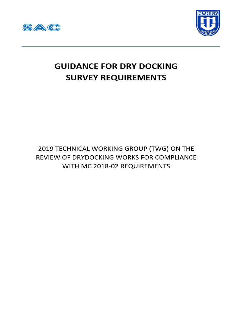 Marina Dry-docking-Survey-Guidance | PDF | Deck (Ship) | Bearing ...