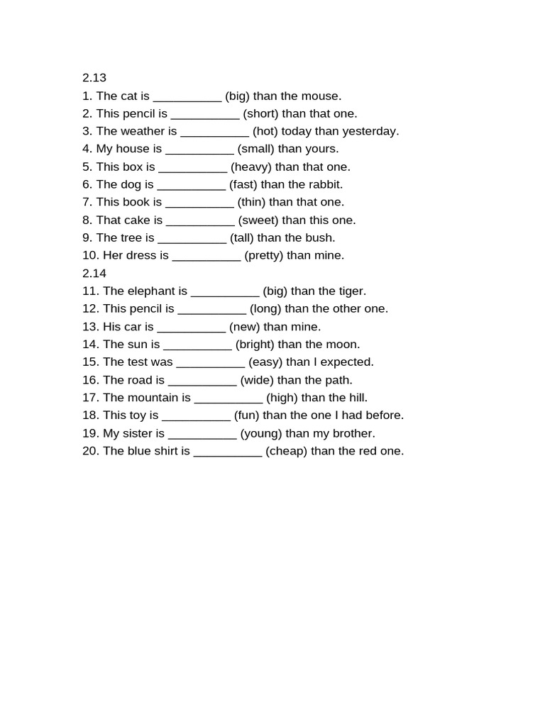 Worksheet C1 L2 | PDF