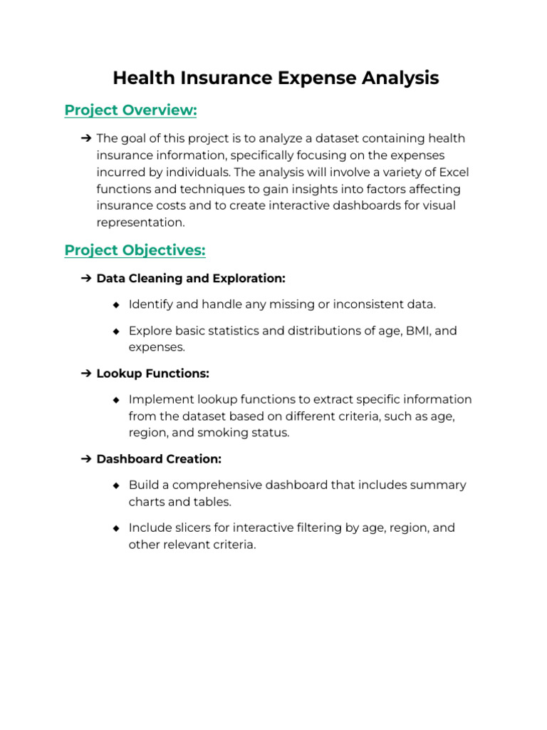 Health Insurance Expense Analysis | PDF | Information Science | Computing