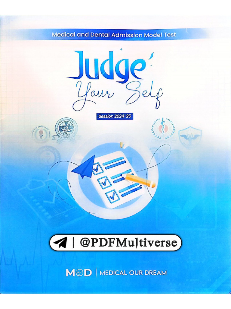 Judge Yourself Model Test Book by MOD | PDF