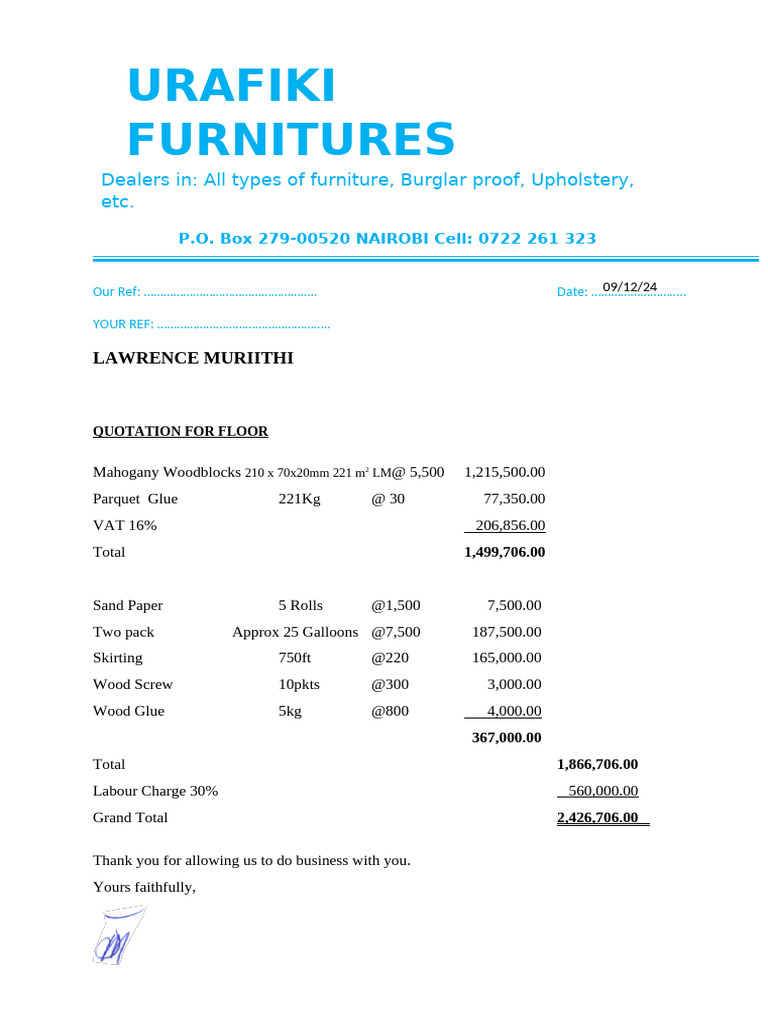 Urafiki Furnitures Dec 24 | PDF | Woodworking | Wood