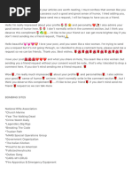 Dating Messaging Format and Bombing Sites | PDF