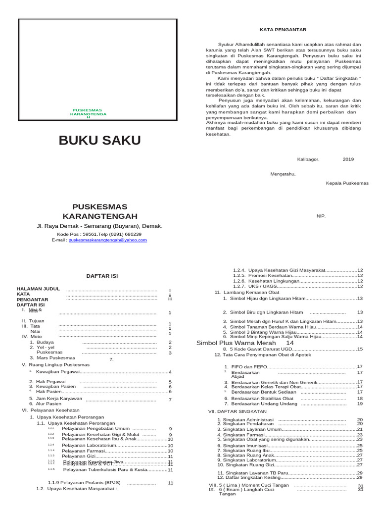 BUKU SAKU PUSKESMAS-dikonversi | PDF