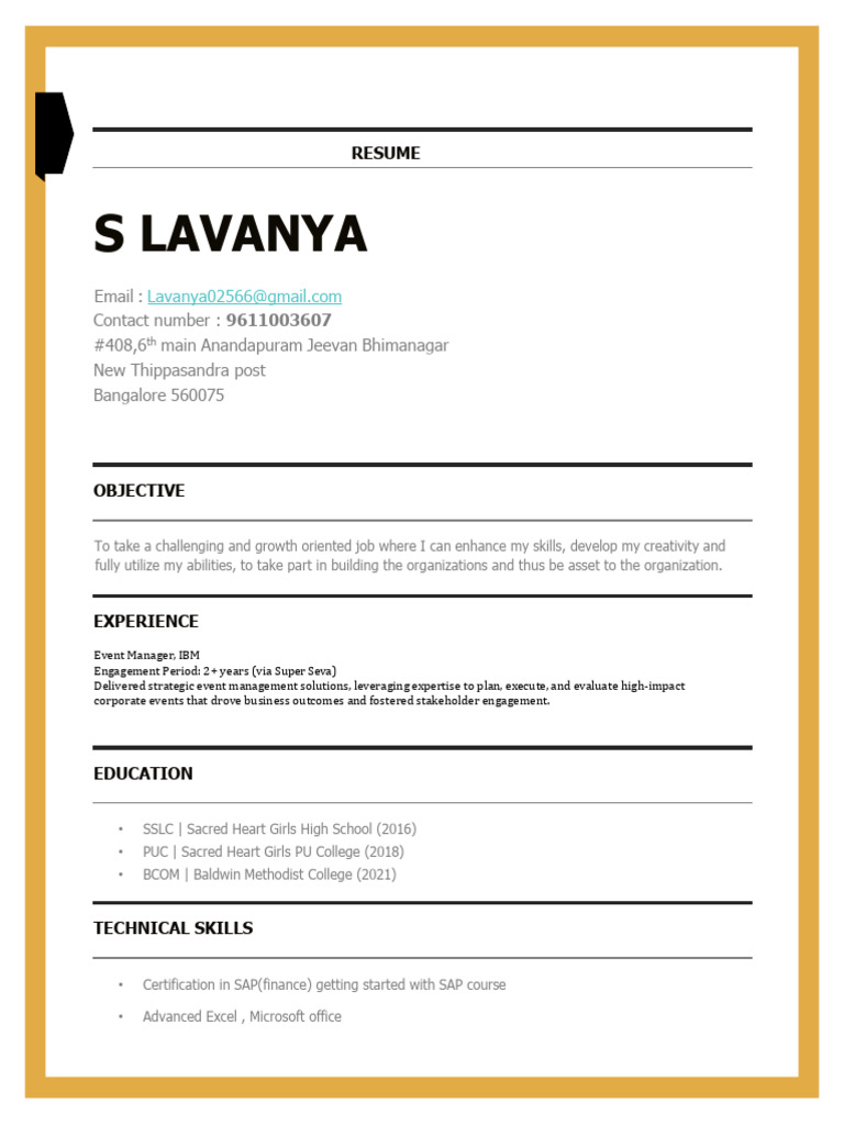 Lavanya S | PDF