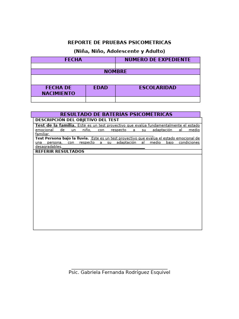 Reporte de Pruebas | PDF