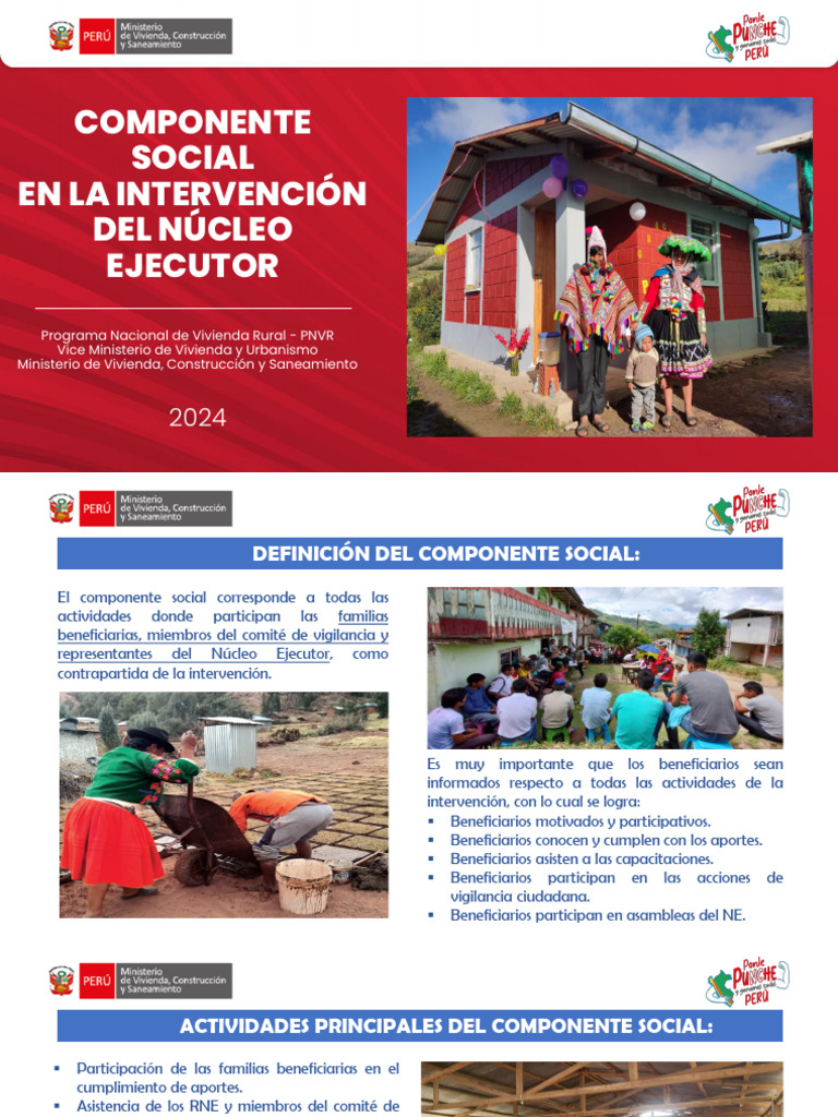 Componente Social del PNVR 2025 | PDF