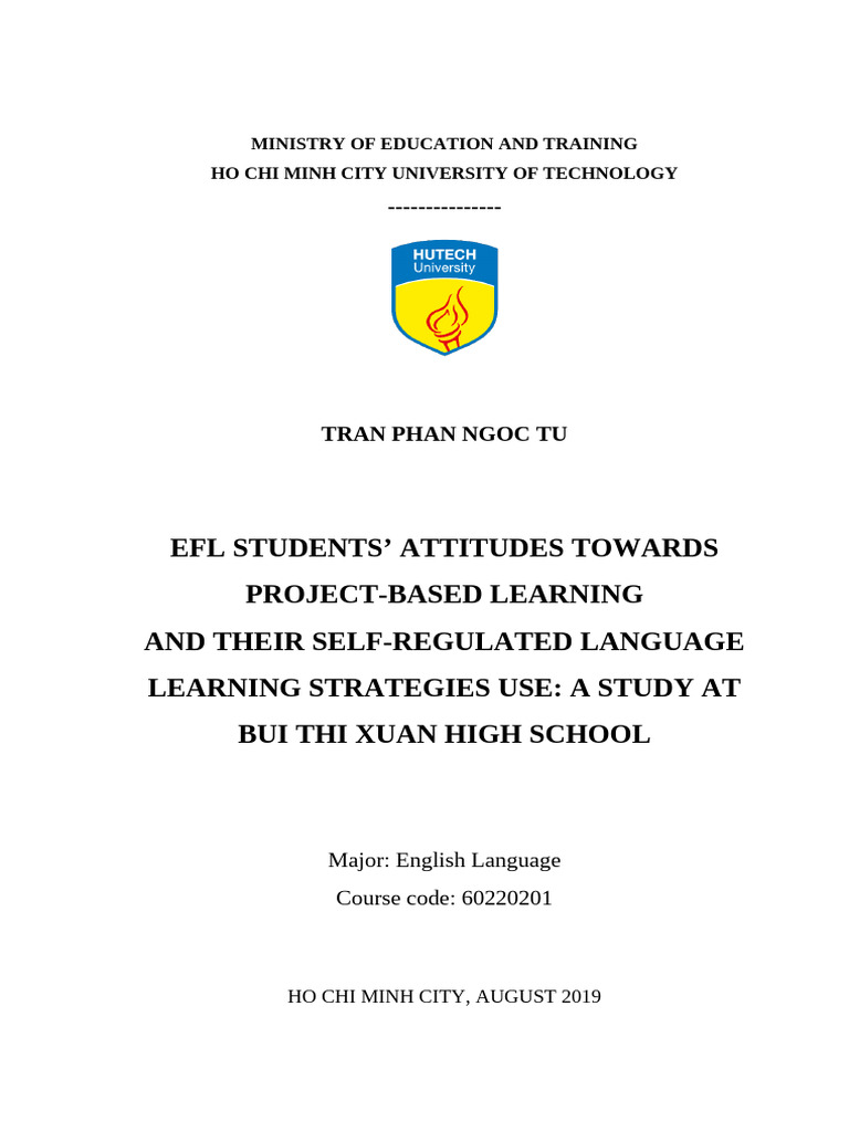 Tran Phan Ngoc Tu Thesis | PDF | Learning | Constructivism (Philosophy ...