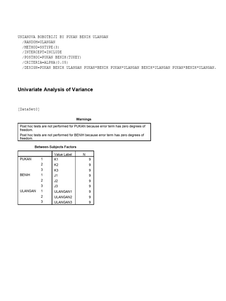 ANOVA Analysis on Seed Weight | PDF | Errors And Residuals | Variance