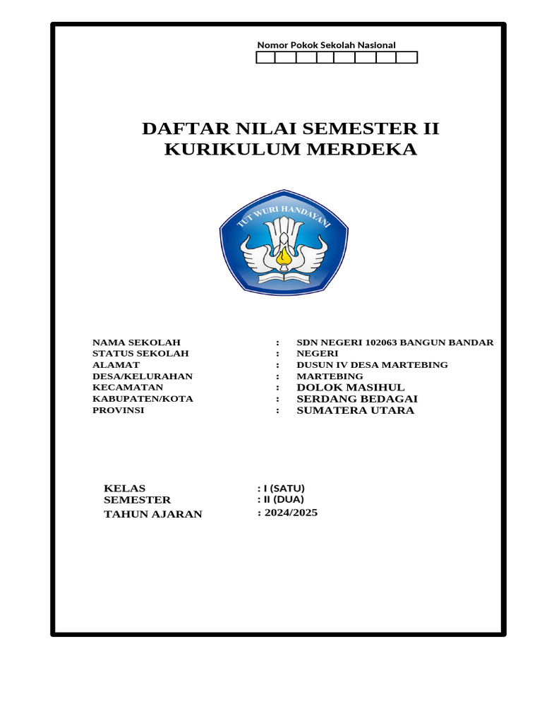 Daftar Nilai Kumer | PDF
