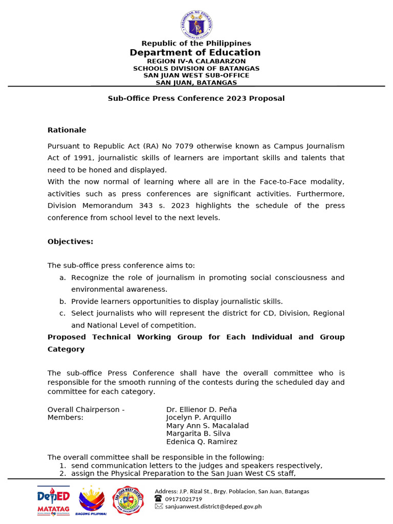 Campus Journ 2023 2024 TWG | PDF