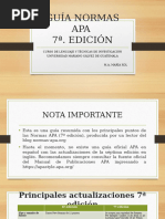 Normas APA 7: Notas y Tablas | PDF