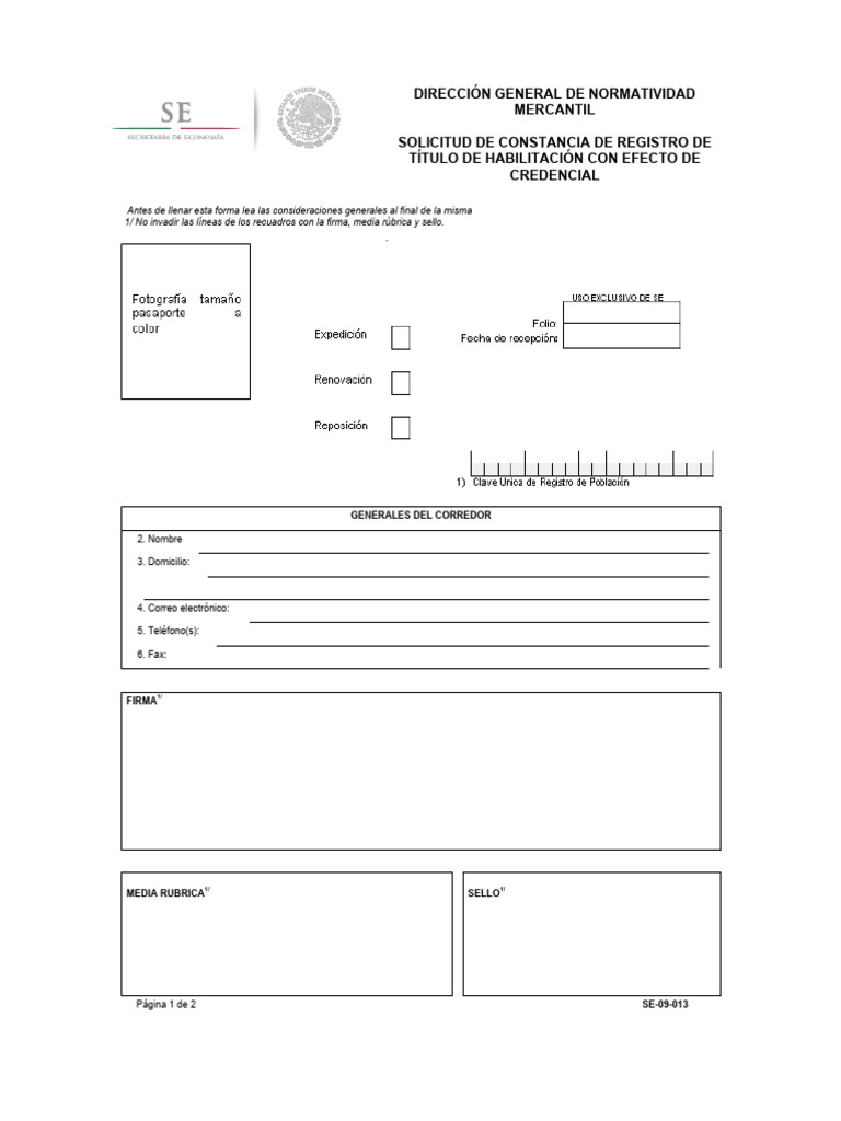 Tramites-62 Formato COFEMER | PDF