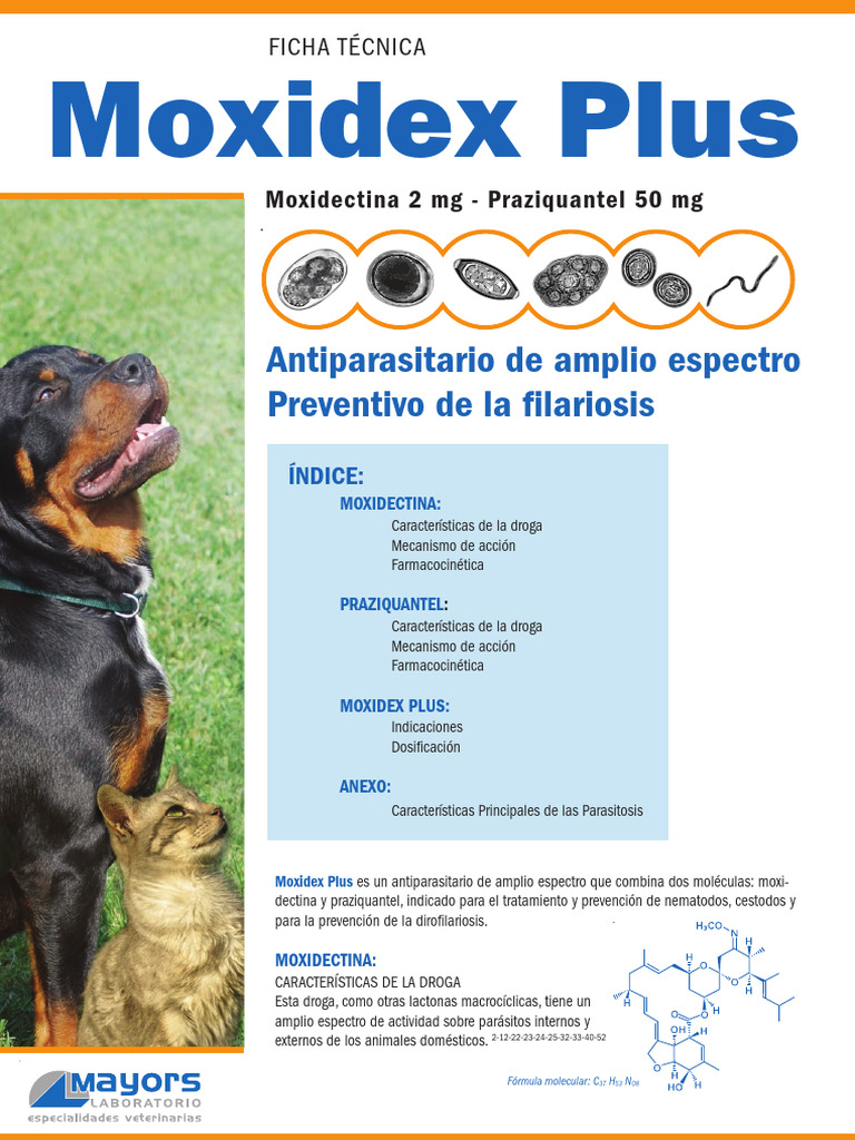 Moxidex Plus Ficha Tecnica | PDF