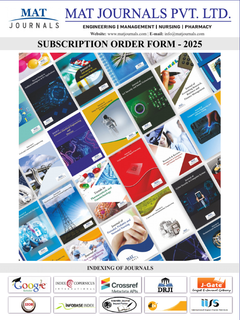 MAT-Journals-Catalogue | PDF | Electronics | Internet Of Things