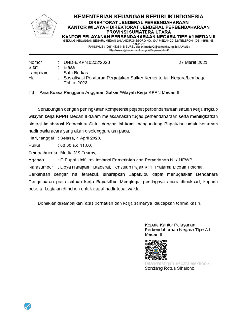 Sosialisasi Peraturan Perpajakan Satker Kementerian Negara_Lembaga ...