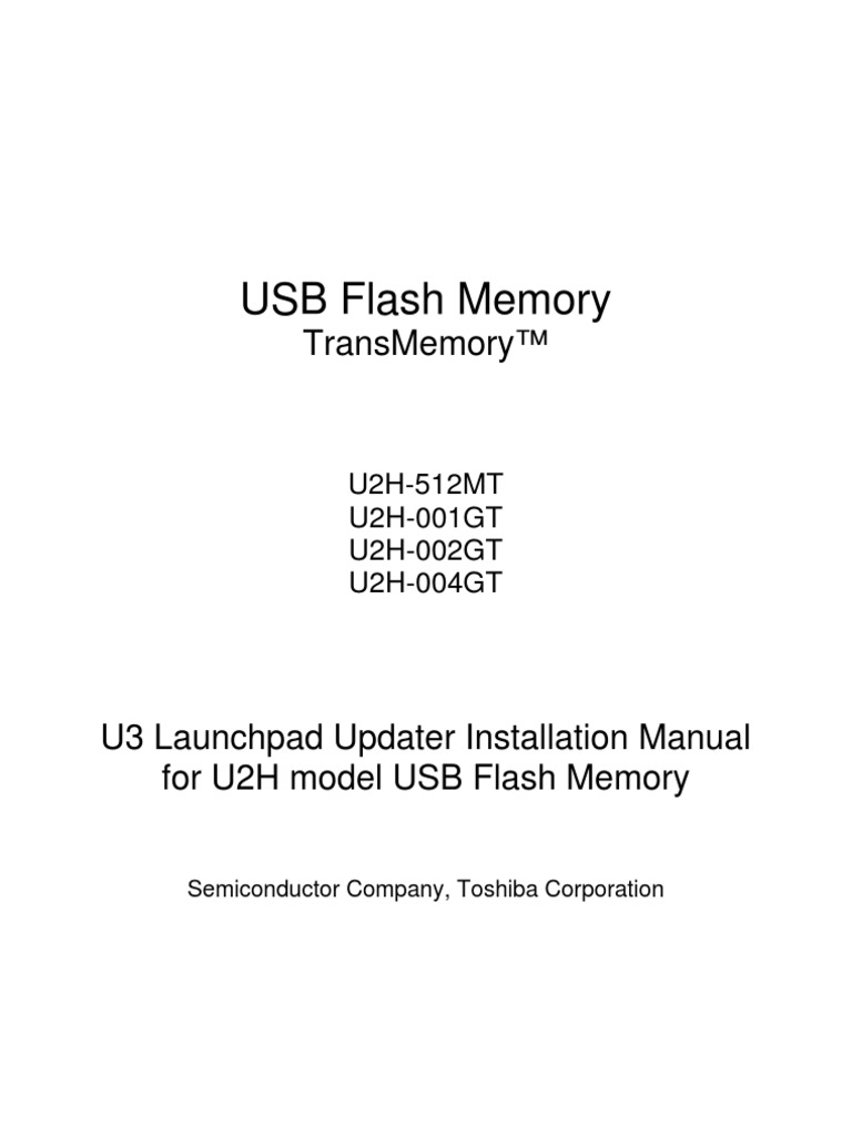 U3 Launchpad Updater Installation Manual U2H | PDF | Installation ...