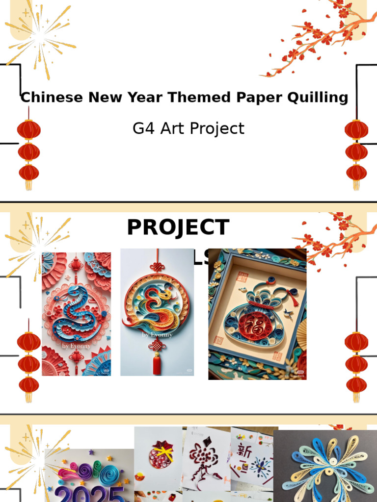 Kids' Chinese New Year Quilling | PDF