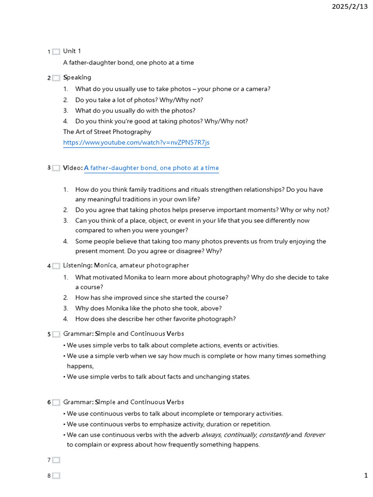 Unit 1 Handout | PDF | Linguistic Morphology | Syntax