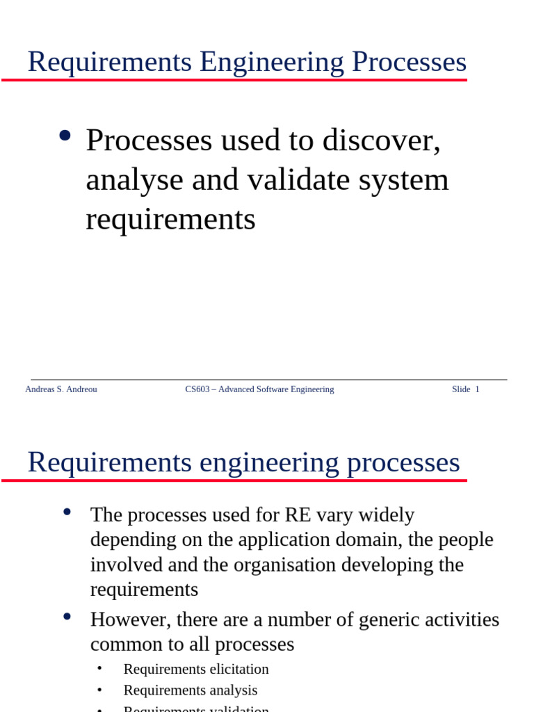 Requirements-Engineering Presentation | PDF | Use Case | Software Prototyping