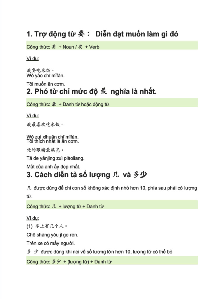 T NG H P NG Pháp HSK2 | PDF