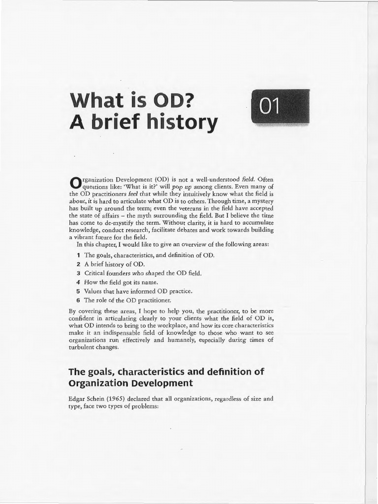 Values in Organization Development | PDF | Organization Development ...