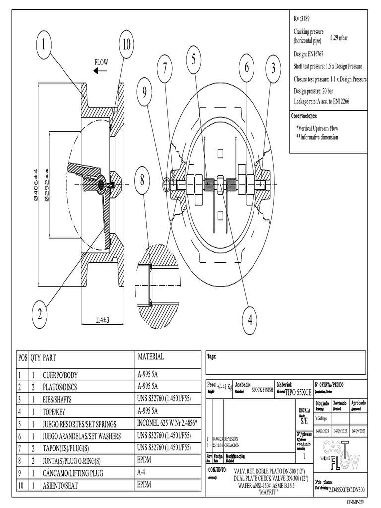 DN300 Check Valve | PDF