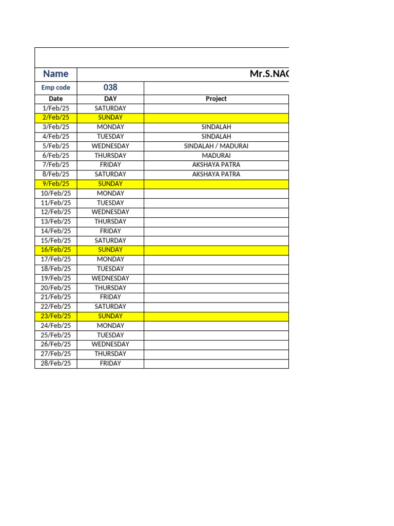 BCT - Time Sheet - 038 | PDF