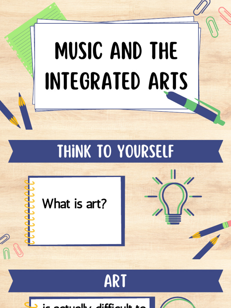 Spa7-Q1-T2-Music and The Integrated Arts | PDF | Composition (Visual ...