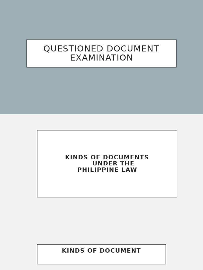 Types of Legal Documents in the Philippines | PDF | Forgery | Signature