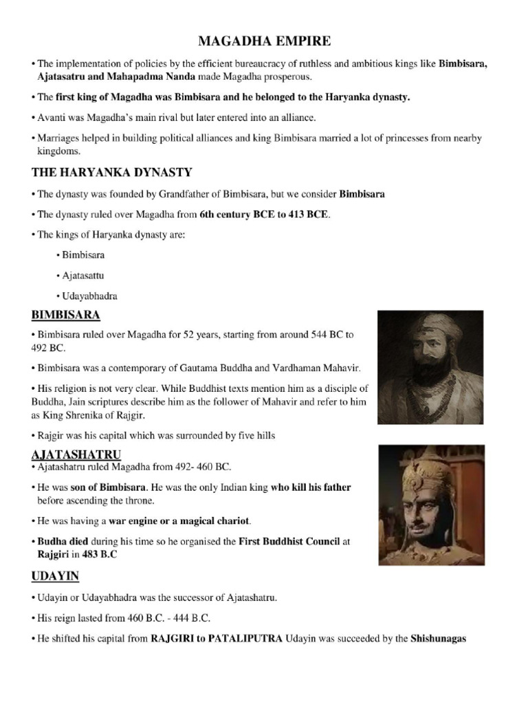 Haryanka To Later Mauryan Period - 01 - 1732009222 | PDF