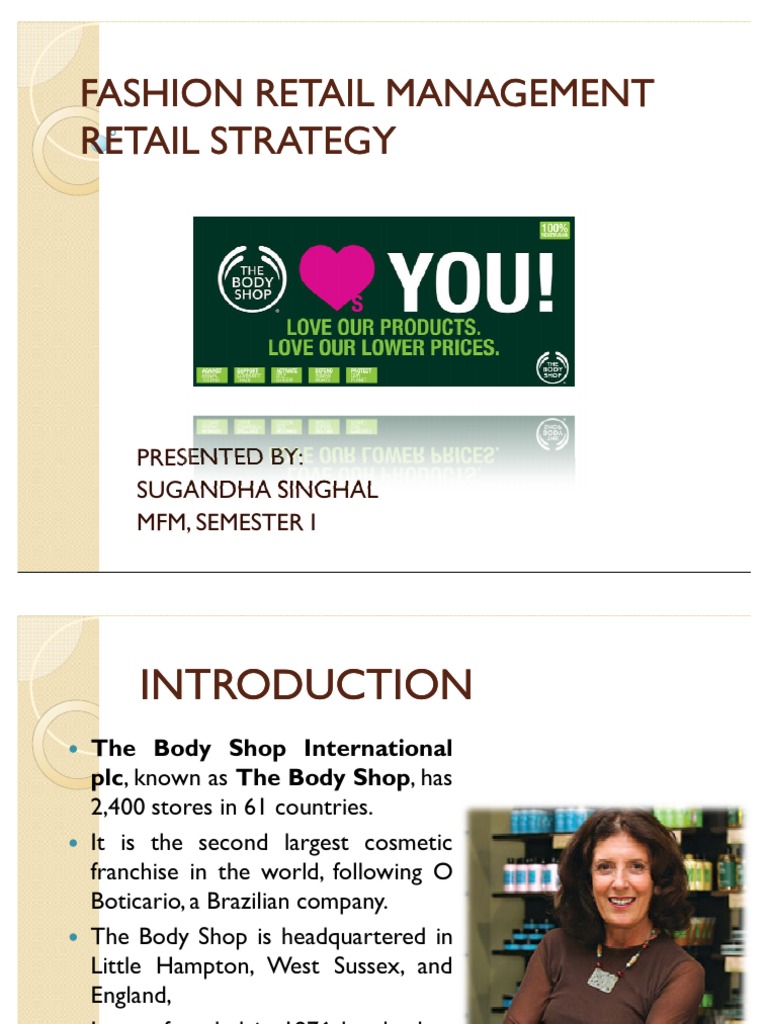 The Body Shop Presentation | PDF