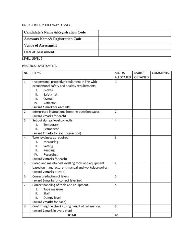 HS Checklist | PDF