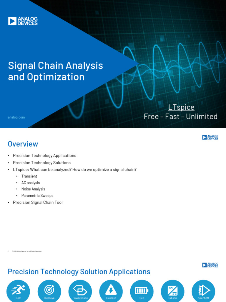 Signal Chain Designer Overview | PDF | Analog Devices | Electronic Circuits