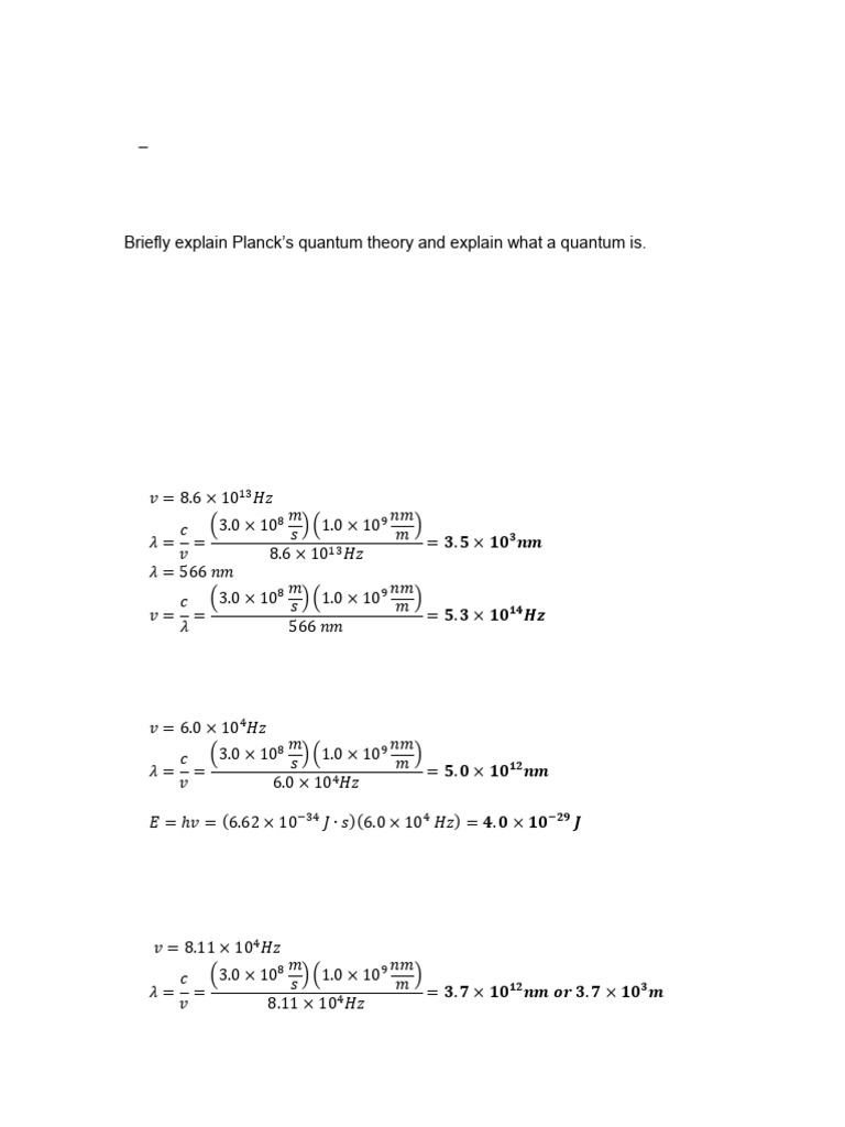 Problem Set no.1-FABIOLAS | PDF | Quantum | Emission Spectrum