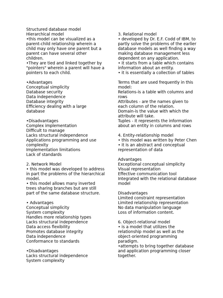 COMP REV(3) copy | PDF | Databases | Relational Database