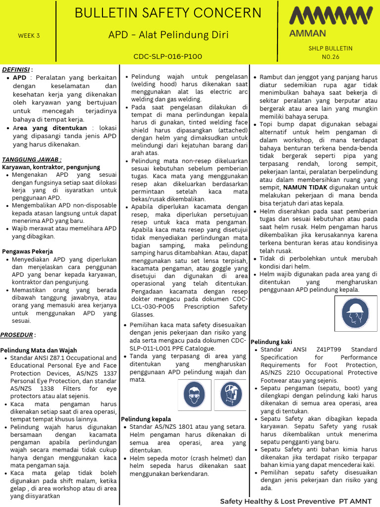 Buletin HSE - APD PDF | PDF