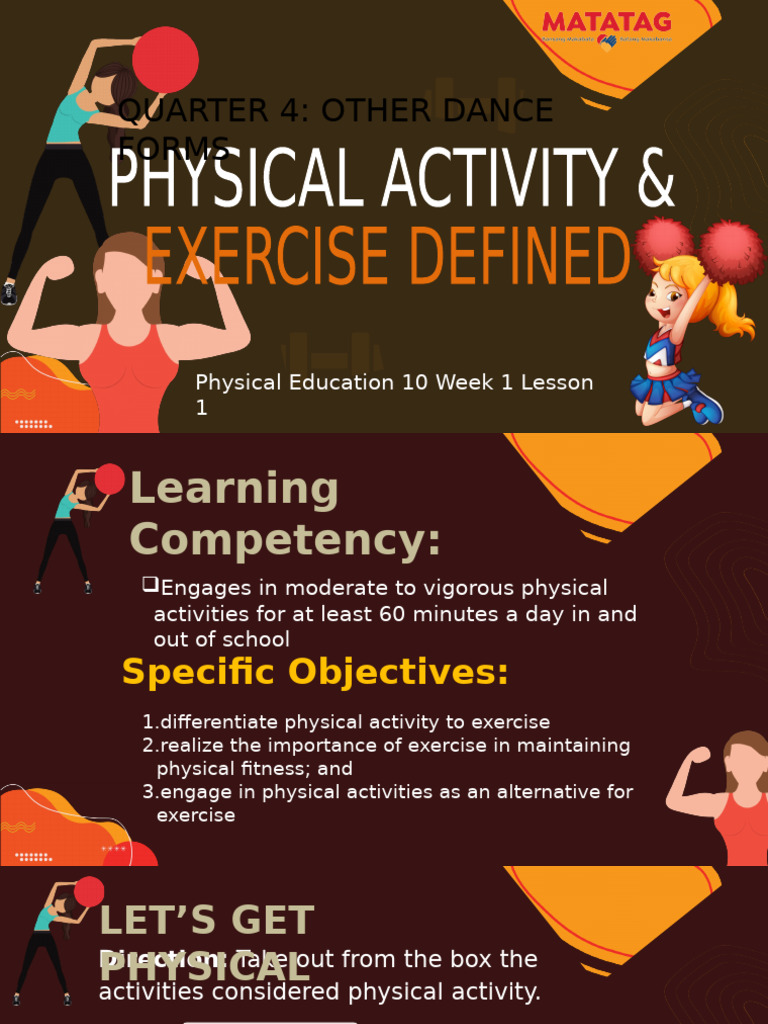Understanding Physical Activity and Fitness | PDF | Physical Fitness ...