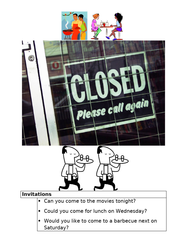 Invitations Conversation Topics Dialogs 56856 | PDF