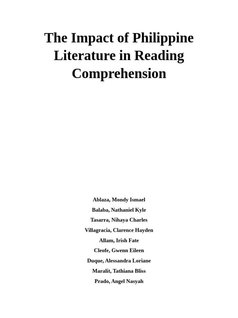 Research in English Title4 | PDF | Reading Comprehension | Psychology