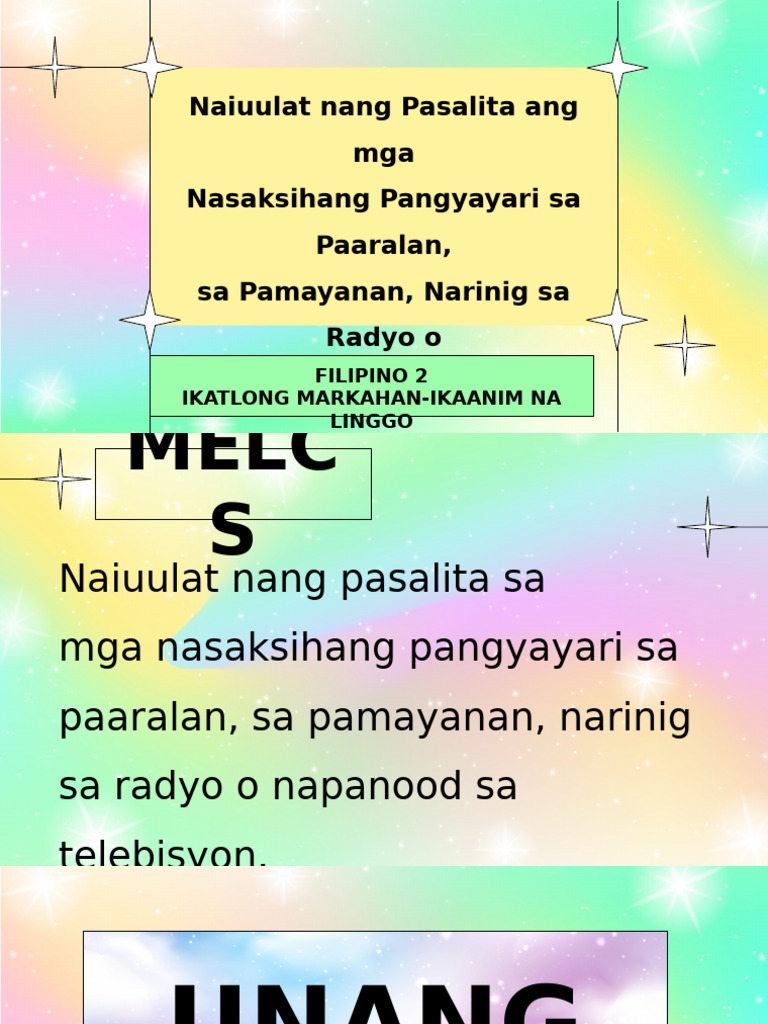 Filipino PPT q3w6 | PDF