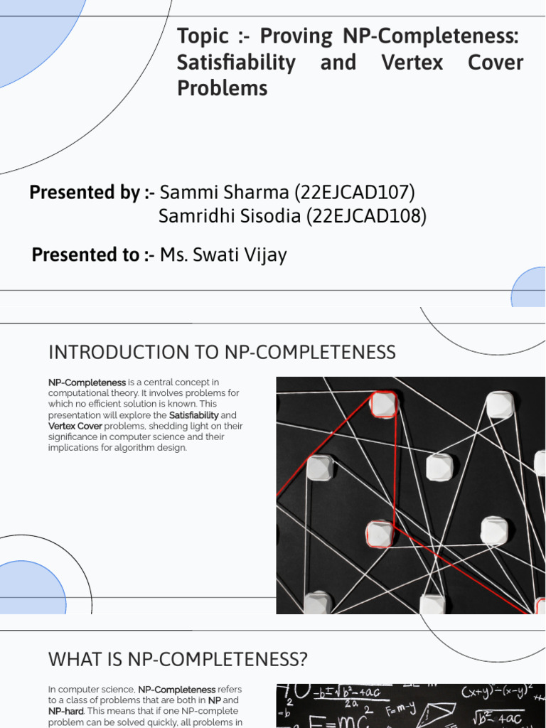 Np Complete Problem | PDF