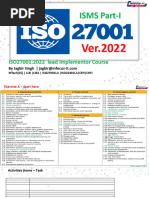 Iso 27701 Sample of Audit Checklist Template | PDF | Audit | Risk