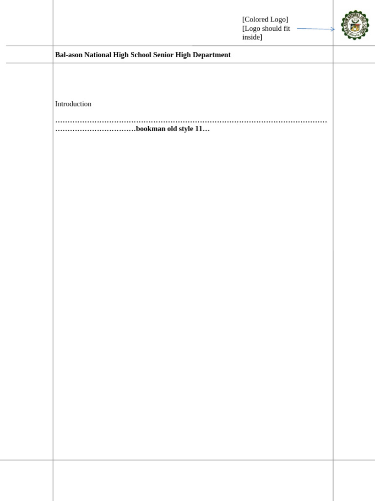 Philosophy Project Format | PDF