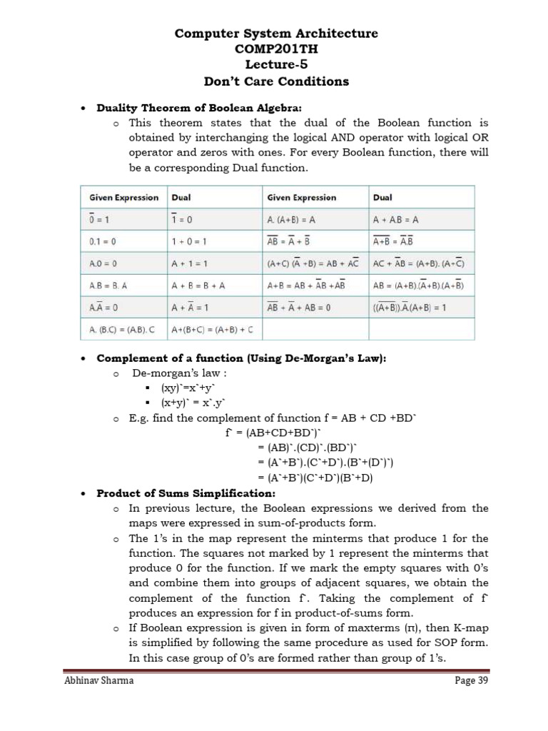 Understanding Don't Care Conditions in BCD | PDF | Binary Coded Decimal | Boolean Algebra