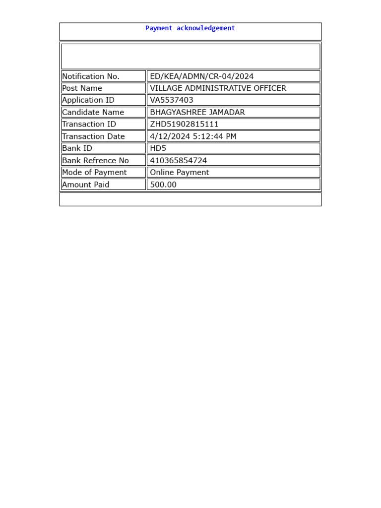 Payment Kea | PDF