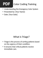 Patient Triage Color Priority Level Field Triage Er Triage | PDF