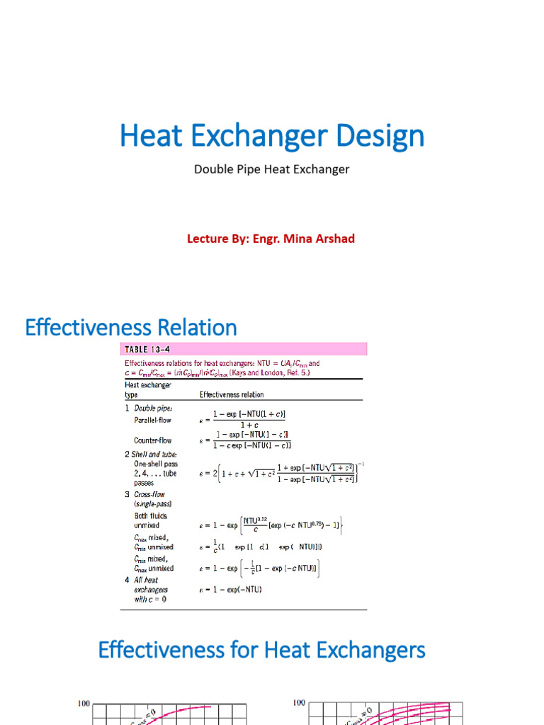 Heat Exchanger Design | PDF