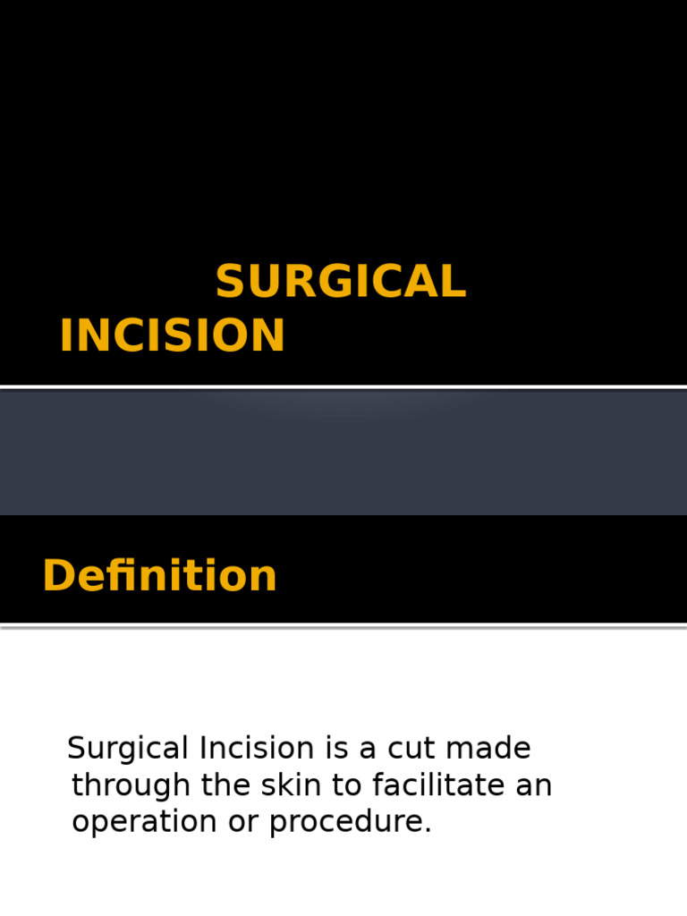 Incision & Its Pt Management | PDF | Abdomen