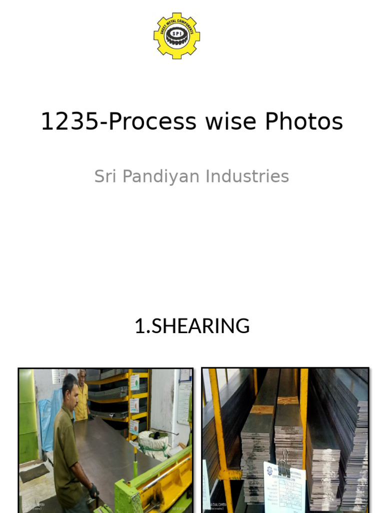 1235-Process Wise Photos | PDF