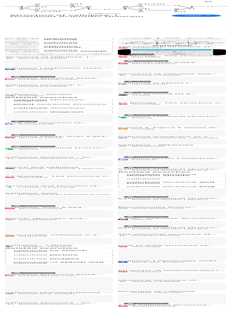 Draw The Structure of Cellulose - Google Search | PDF | Cellulose ...